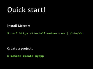 Understanding meteor | PDF | Web Development | Internet