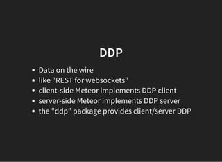 Understanding Meteor Stack | PPT