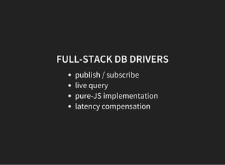 Understanding Meteor Stack | PPT