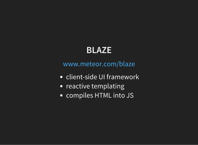 Understanding Meteor Stack | PPT