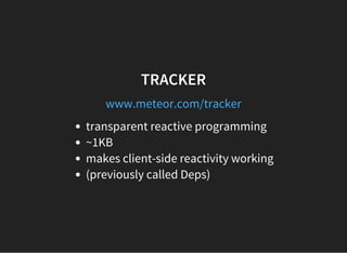 Understanding Meteor Stack | PPT