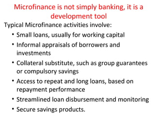 Understanding microfinance bank and clients | PPT