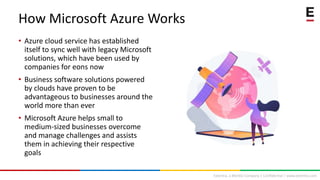 Understanding Microsoft Azure | PPTX | Cloud Computing | Internet