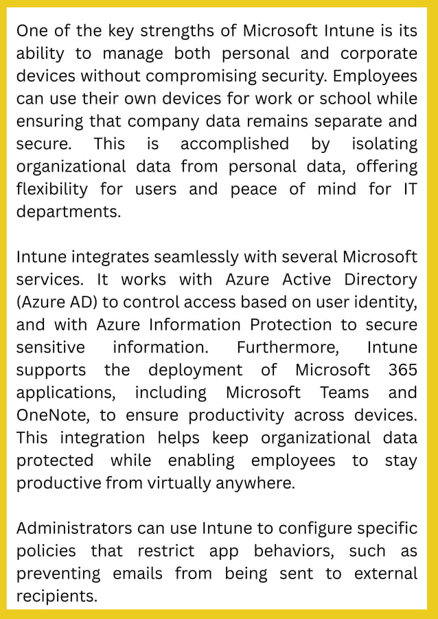 Understanding Microsoft Intune: A Comprehensive Guide | PDF