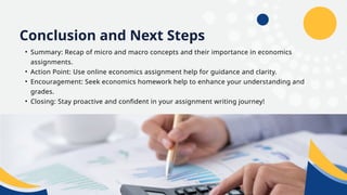 Understanding Micro vs. Macro Economics Key Concepts for Assignments | PPTX