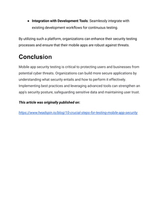 Understanding Mobile App Security Testing_ What It Is and How to ...