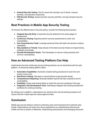 Understanding Mobile App Security Testing_ What It Is and How to ...