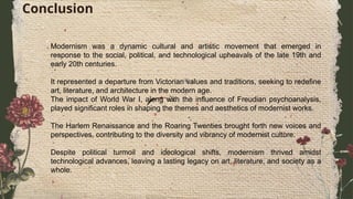 Understanding Modernism_ Exploring the Cultural Revolution of the Early ...