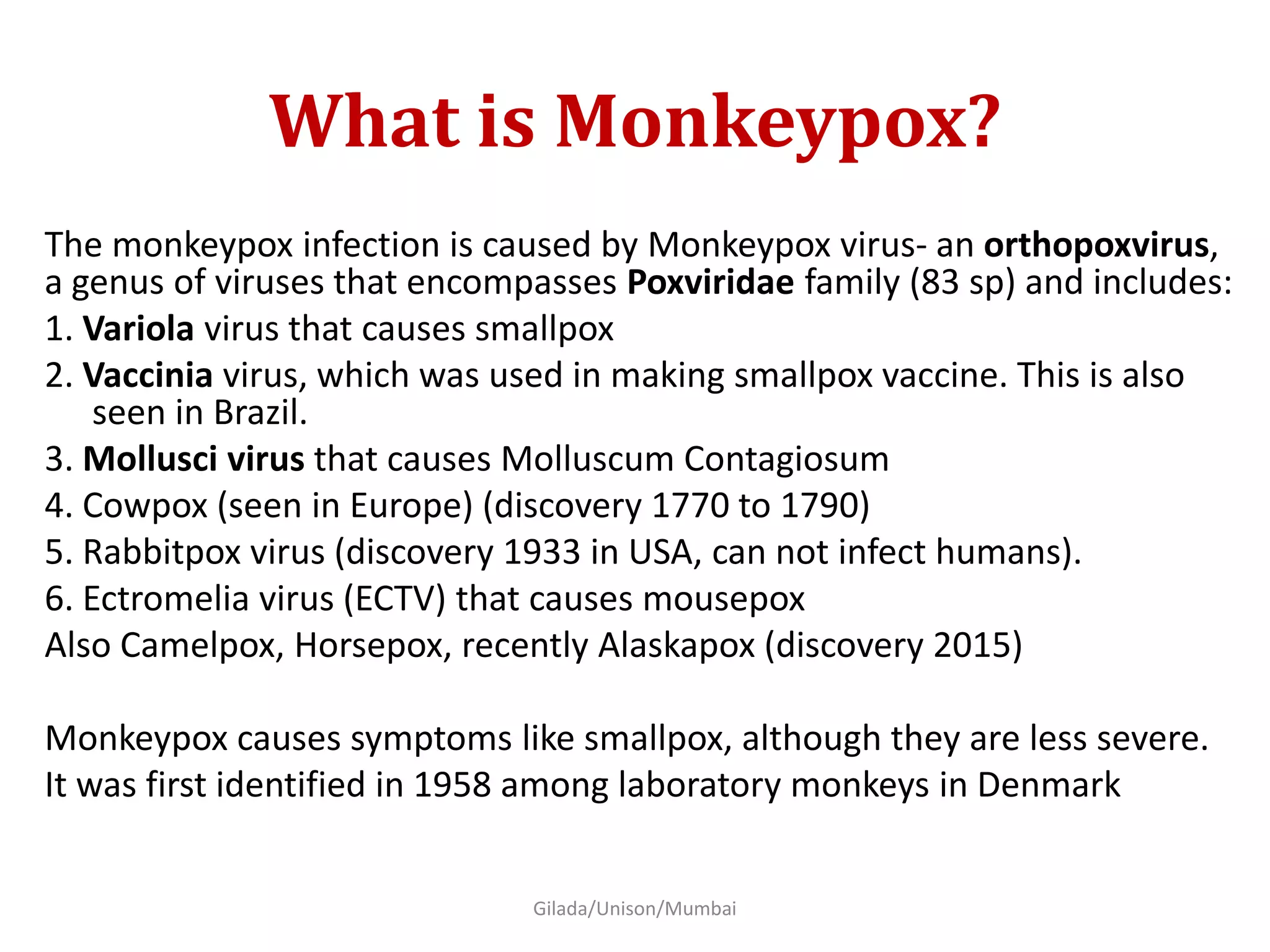 Understanding Monkeypox | PDF