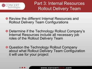 Understanding Multi Site Technology Infrastructure Rollouts | PPT ...