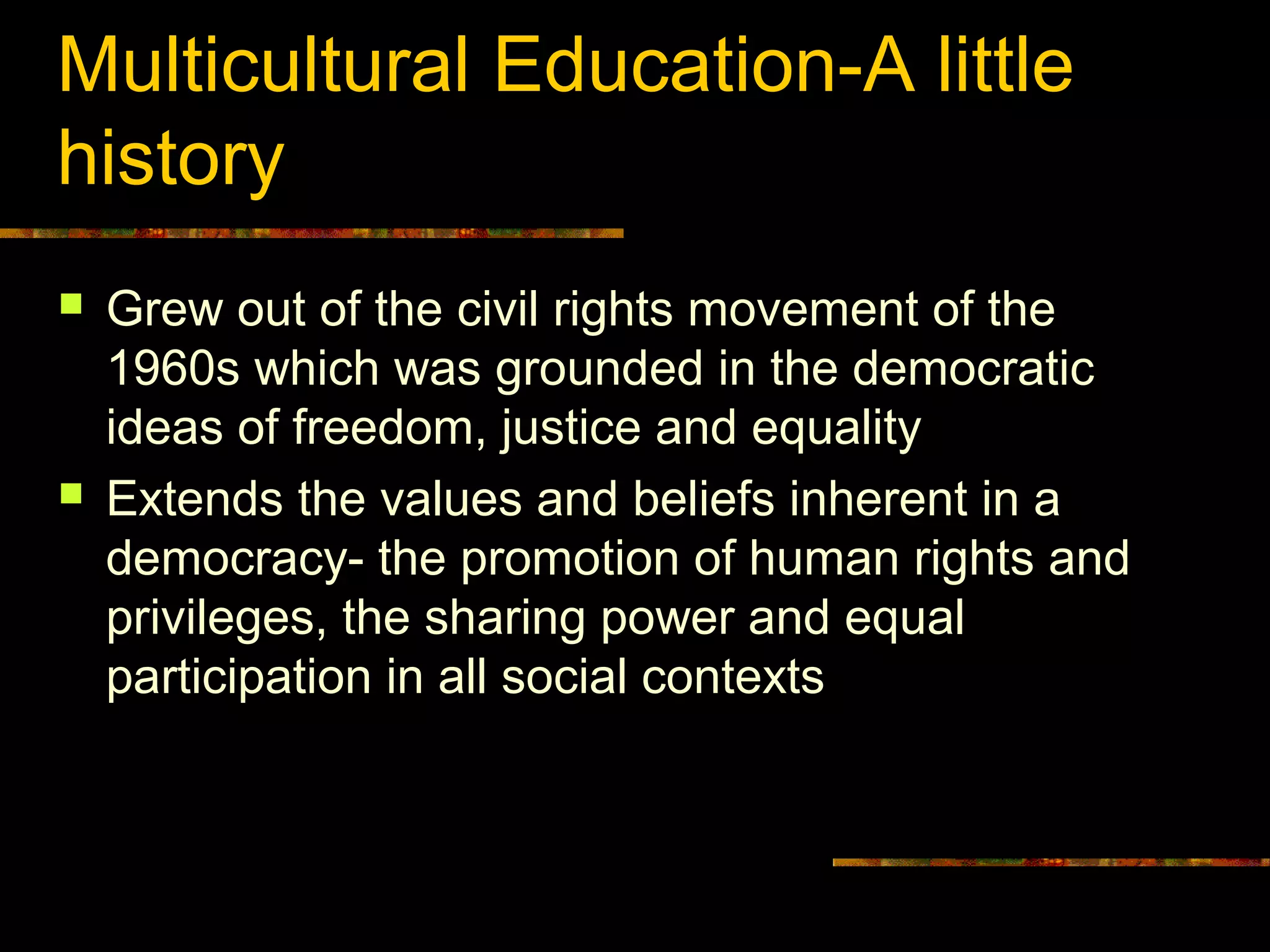 Understanding multiculturalism | PPT