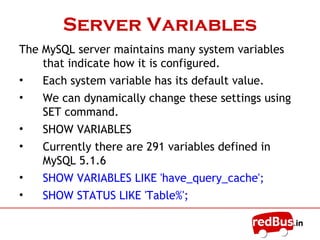 Understanding MySql locking issues | PPT