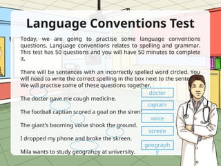 Understanding NAPLAN Language Conventions Year 5 Powerpoint.ppt