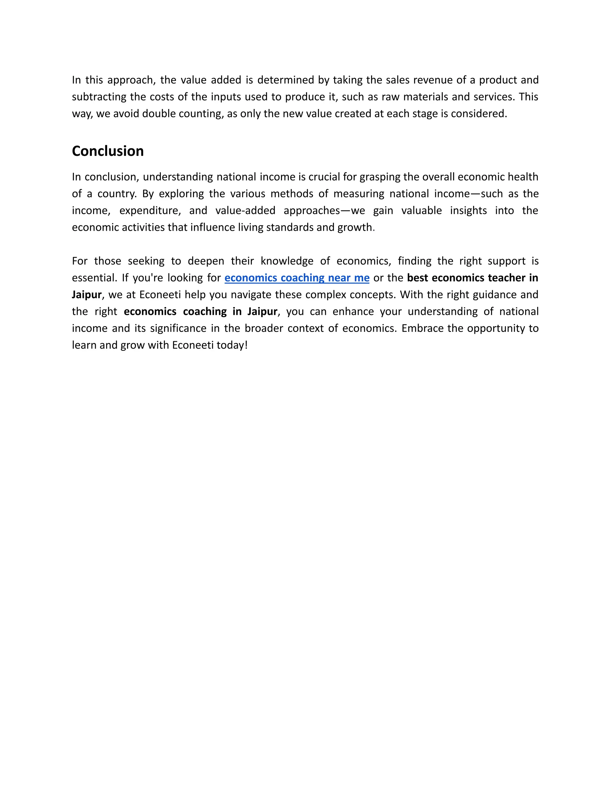Understanding National Income: A Guide to Economic Measurement | PDF