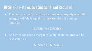 Understanding Net Positive Suction Head of Centrifugal Pump | PDF