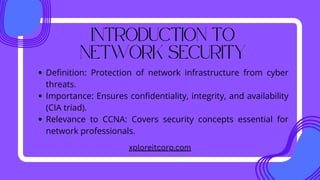 Understanding Network Security Fundamentals An Overview for CCNA AspirantsUnderstanding Network ...