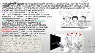 Understanding neurodevelopmental learning disorders | PPT