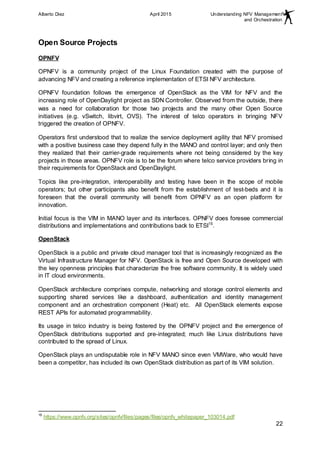 Understanding NFV Management and Orchestration | PDF
