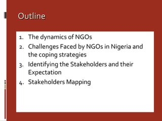 Understanding ngo dynamics | PPT