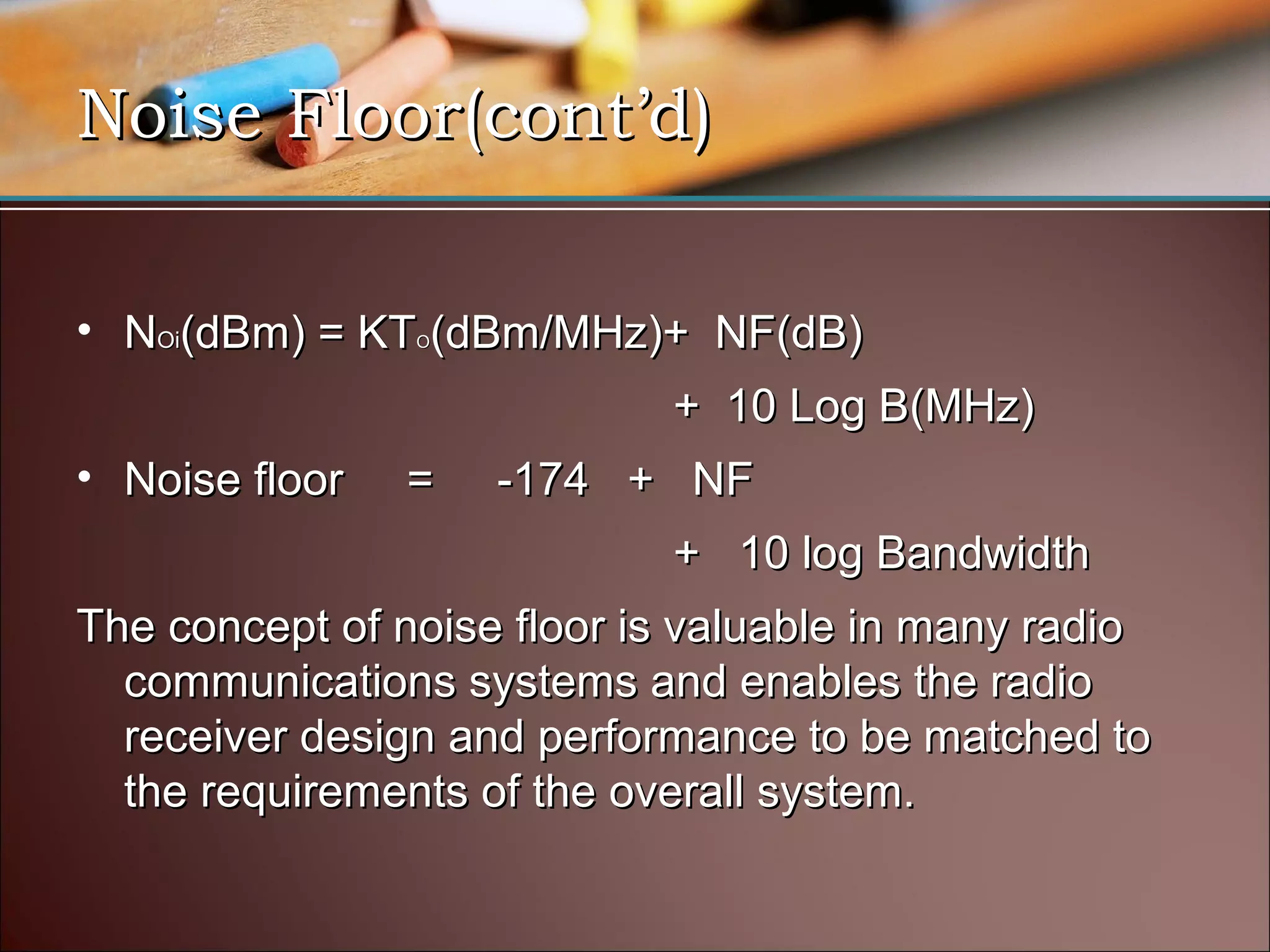 Understanding Noise Figure | PPT