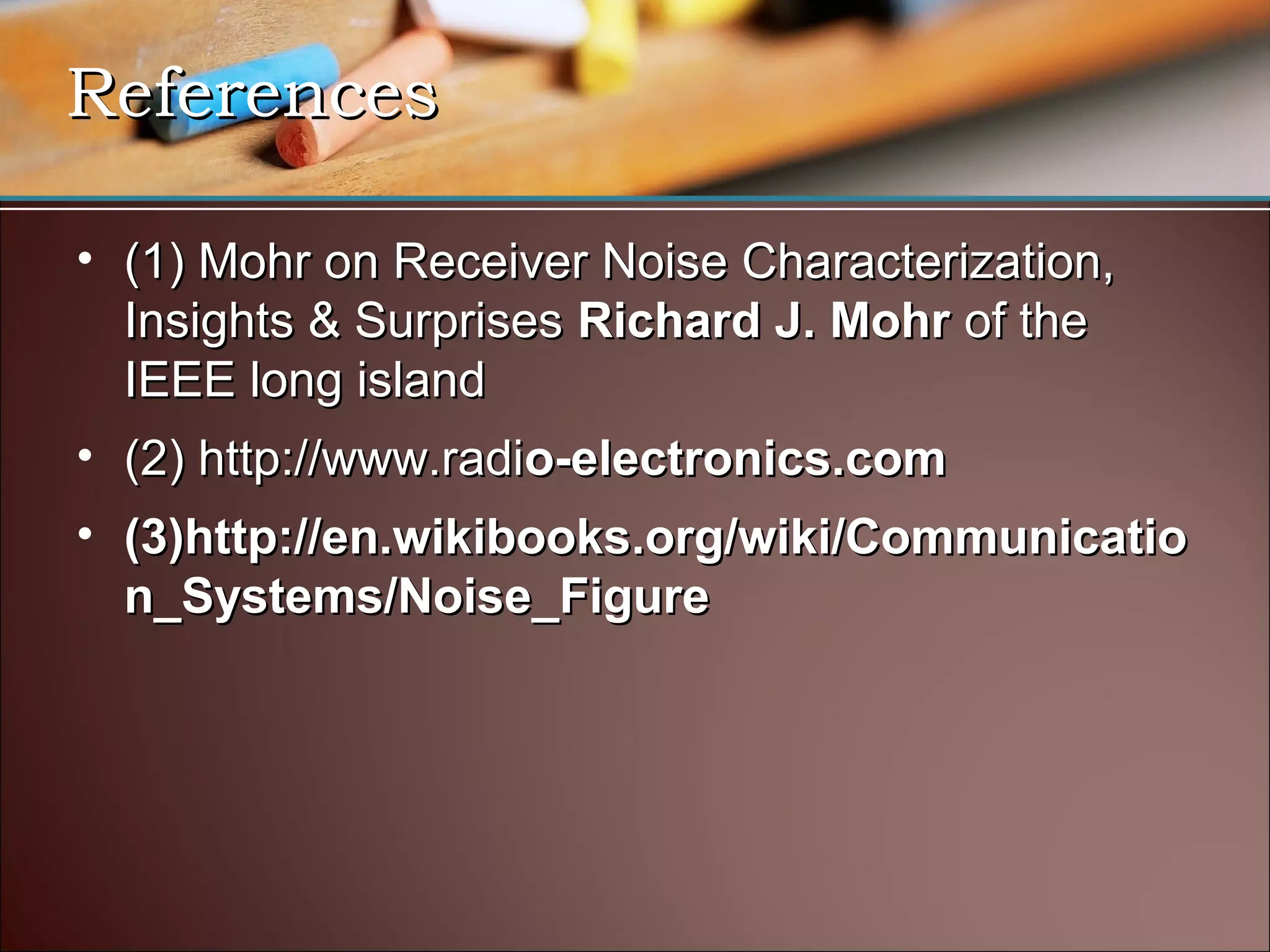 Understanding Noise Figure | PPT