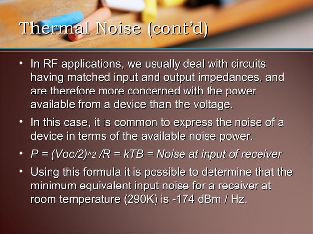Understanding Noise Figure | PPT