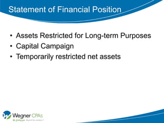 Understanding Nonprofit Financial Statements | PPTX