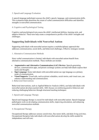 Nonverbal Autism: Causes, Symptoms, and Support Strategies | The ...