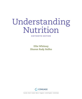Understanding Nutrition, 16th Edition pdf | PDF