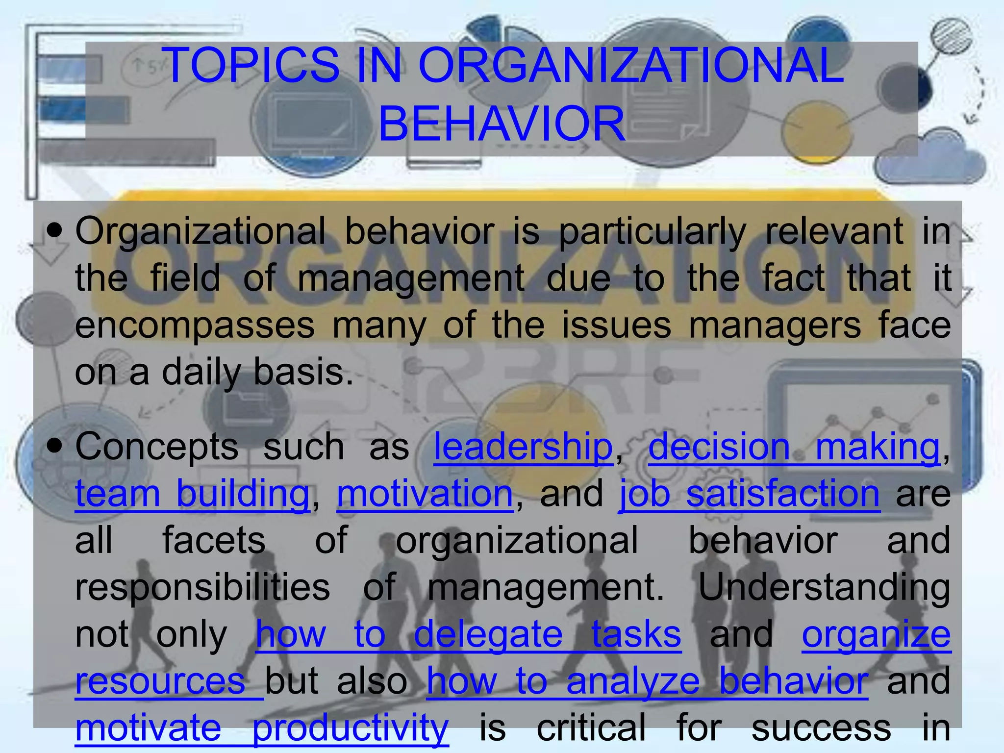Understanding Organizational Behavior | PPTX