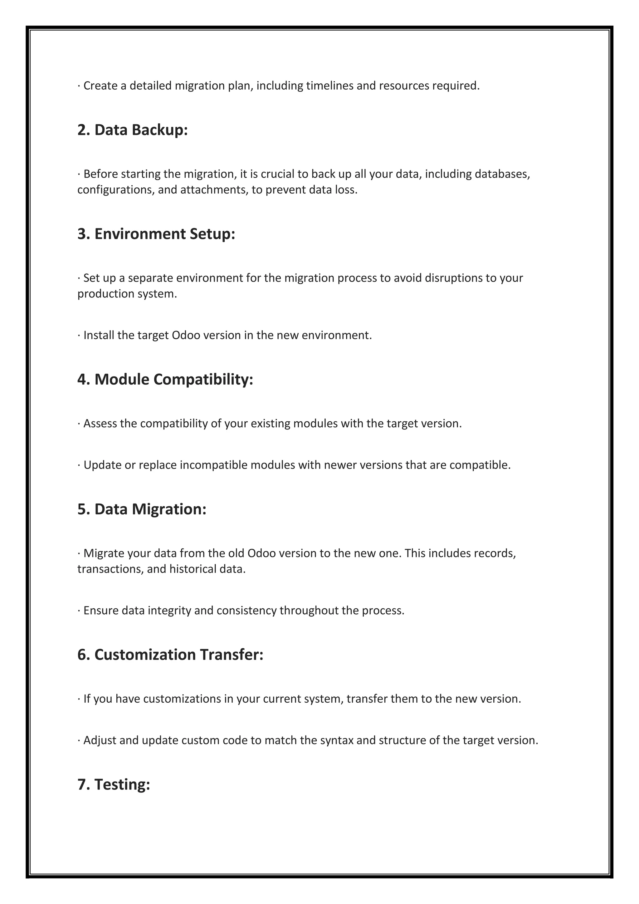 Understanding Odoo Migration: A Comprehensive Guide | PDF Understanding Odoo Migration: A Comprehensive Guide | PDF