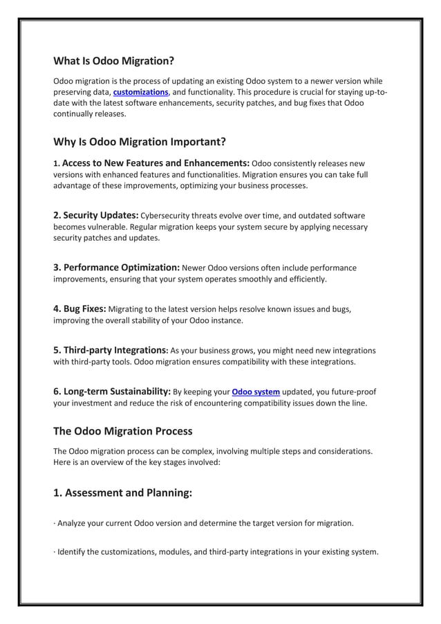 Understanding Odoo Migration A Comprehensive Guide Pdf