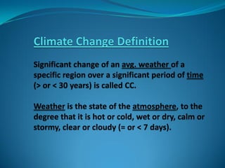 Understanding of climate change | PDF