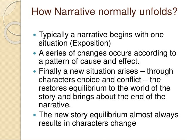 Understanding of narrative structure