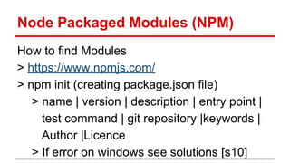 Understanding of node | PPT