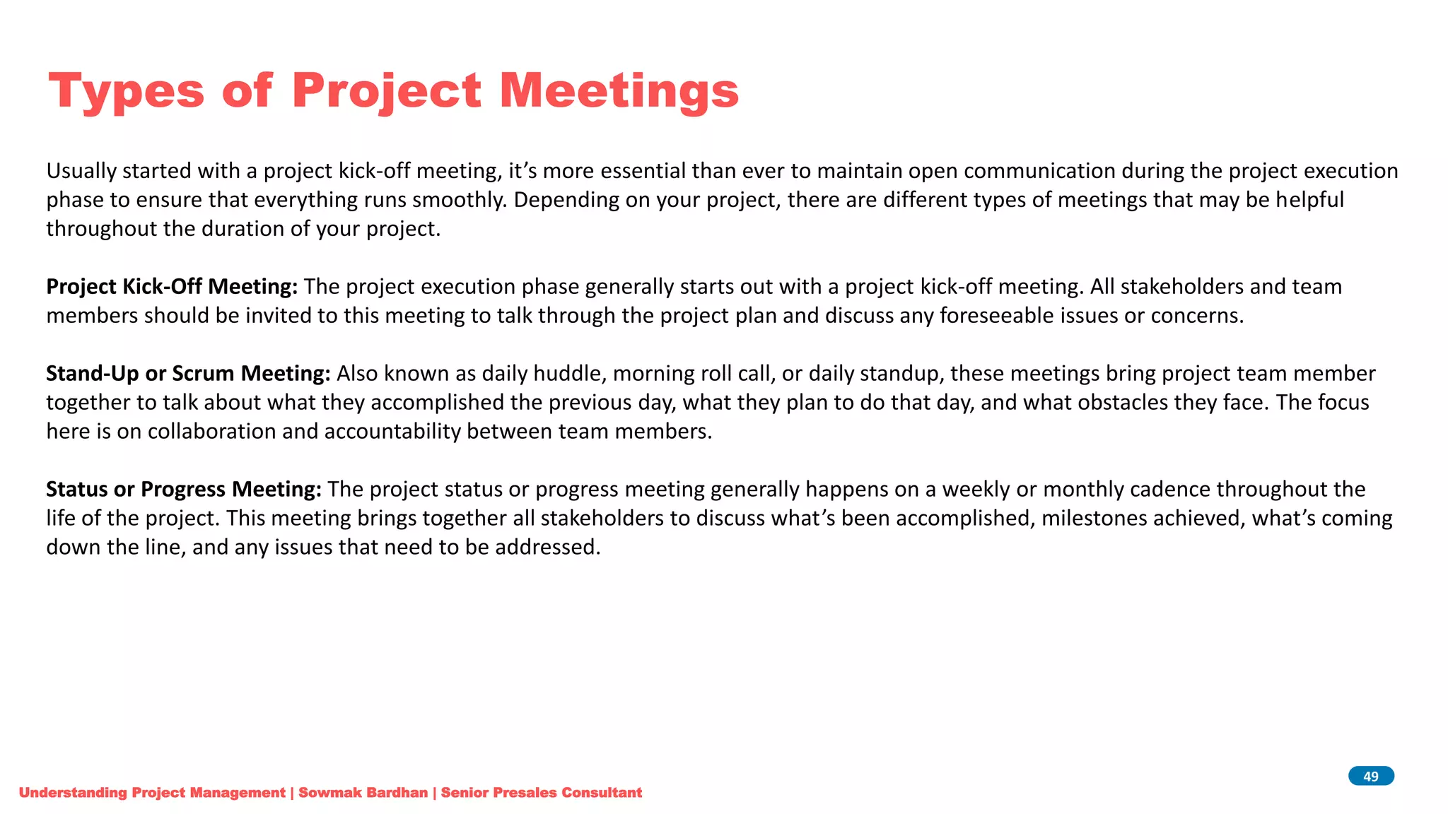 Project Management Professional (PMP) Fundamentals | PPT