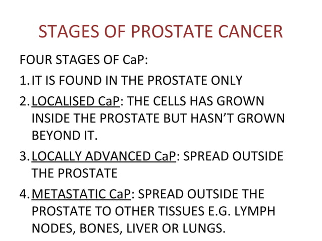 Understanding of prostate cancer | PPT