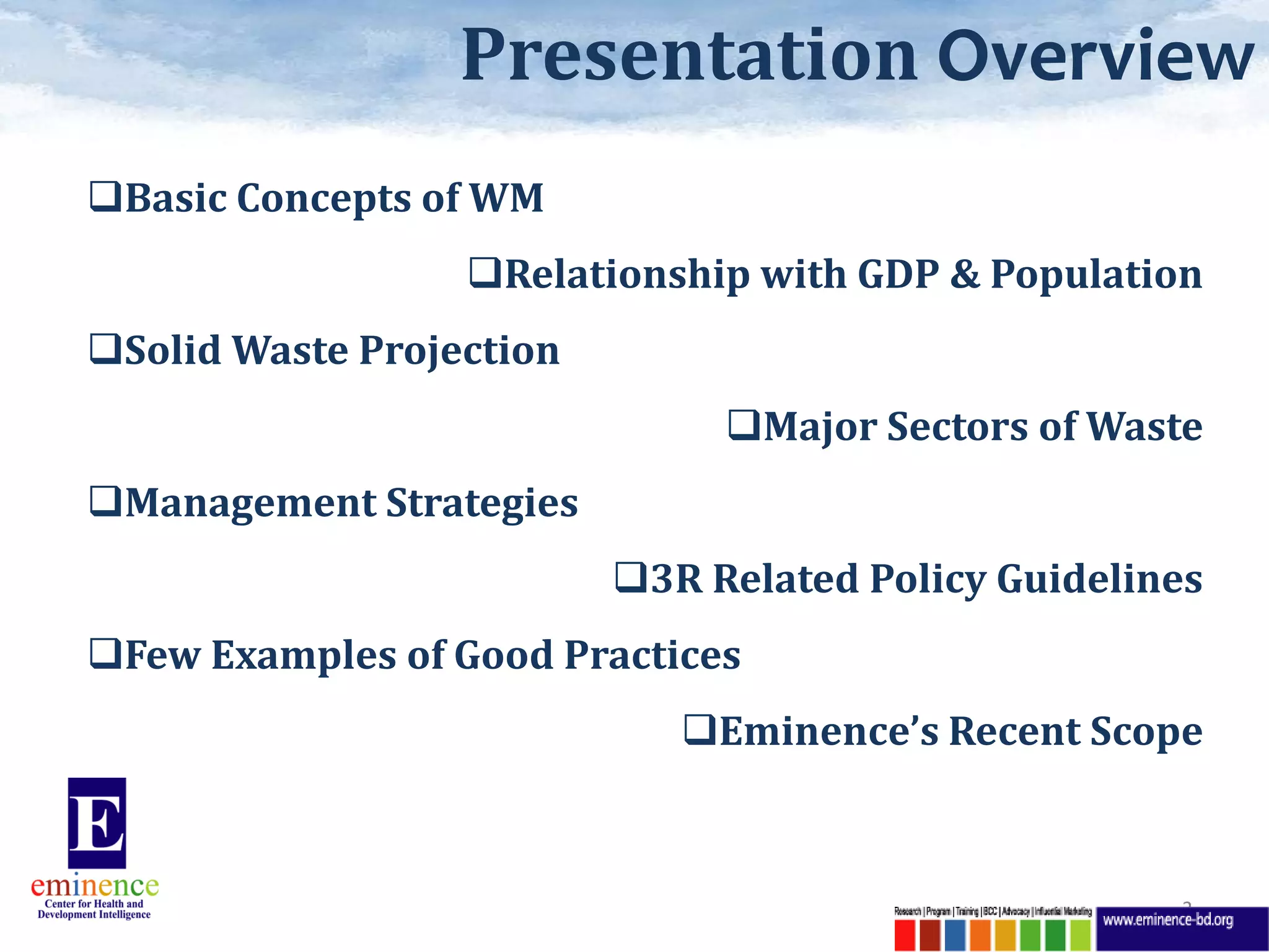 Understanding of Waste Management in Bangladesh | PDF