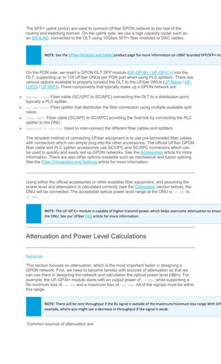 Understanding olt, onu, ont and odn full | PDF