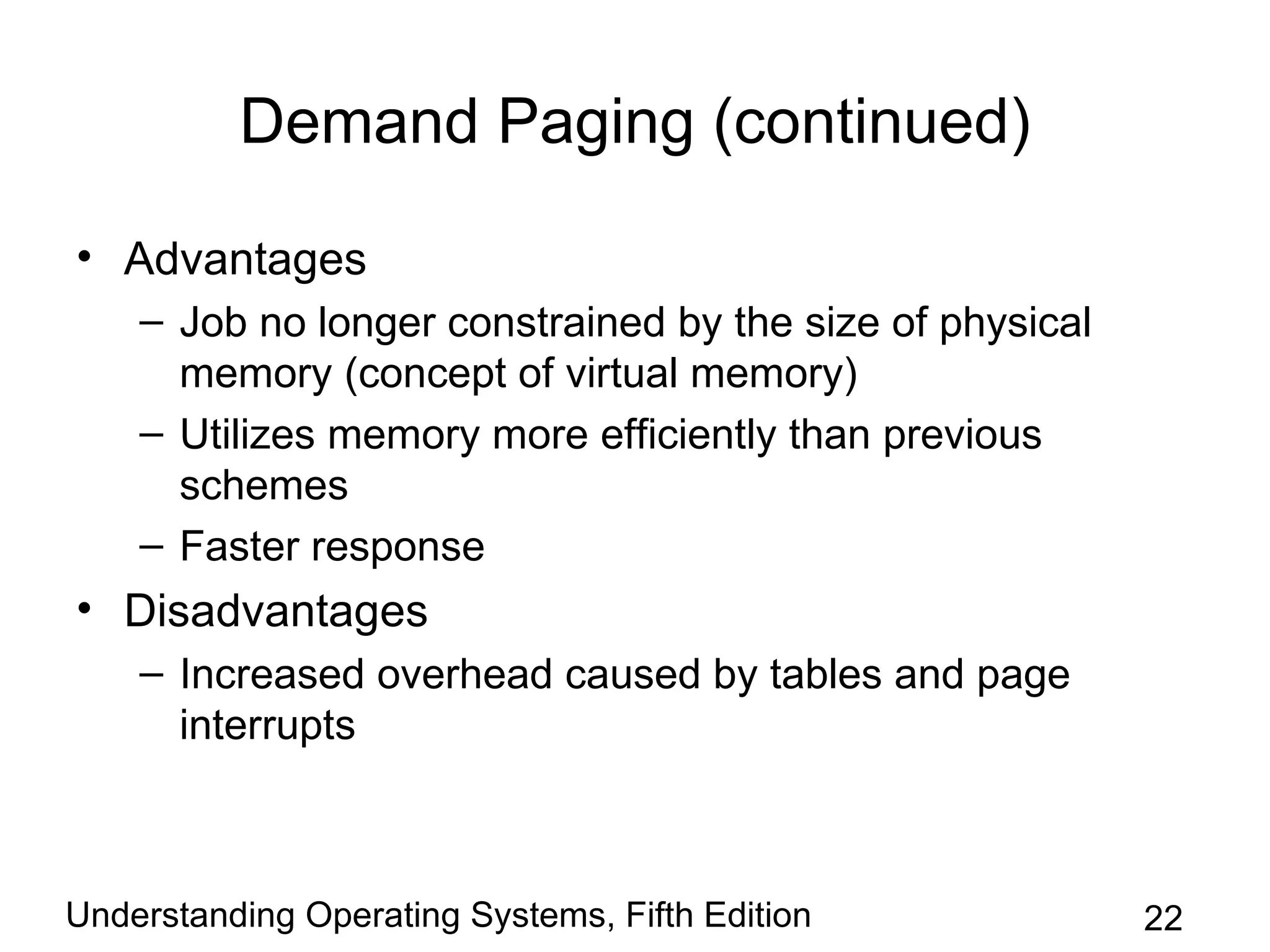 Understanding operating systems 5th ed ch03 | PPT