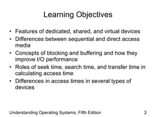 Understanding operating systems 5th ed ch07 | PPT