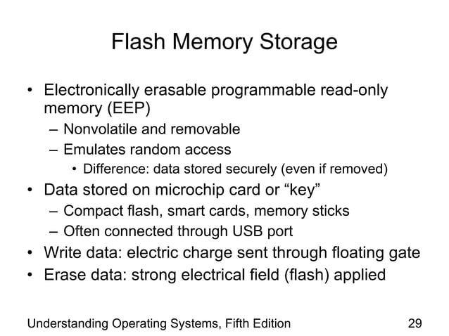 Understanding operating systems 5th ed ch07 | PPT