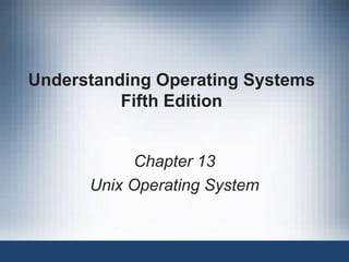 Understanding operating systems 5th ed ch13 | PPT