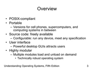 Understanding operating systems 5th ed ch16 | PPT