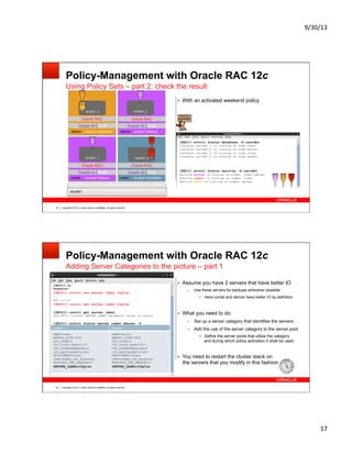 Understanding Oracle RAC 12c Internals OOW13 [CON8806] | PDF