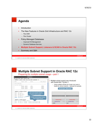 Understanding Oracle RAC 12c Internals OOW13 [CON8806] | PDF