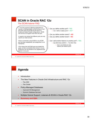 Understanding Oracle RAC 12c Internals OOW13 [CON8806] | PDF