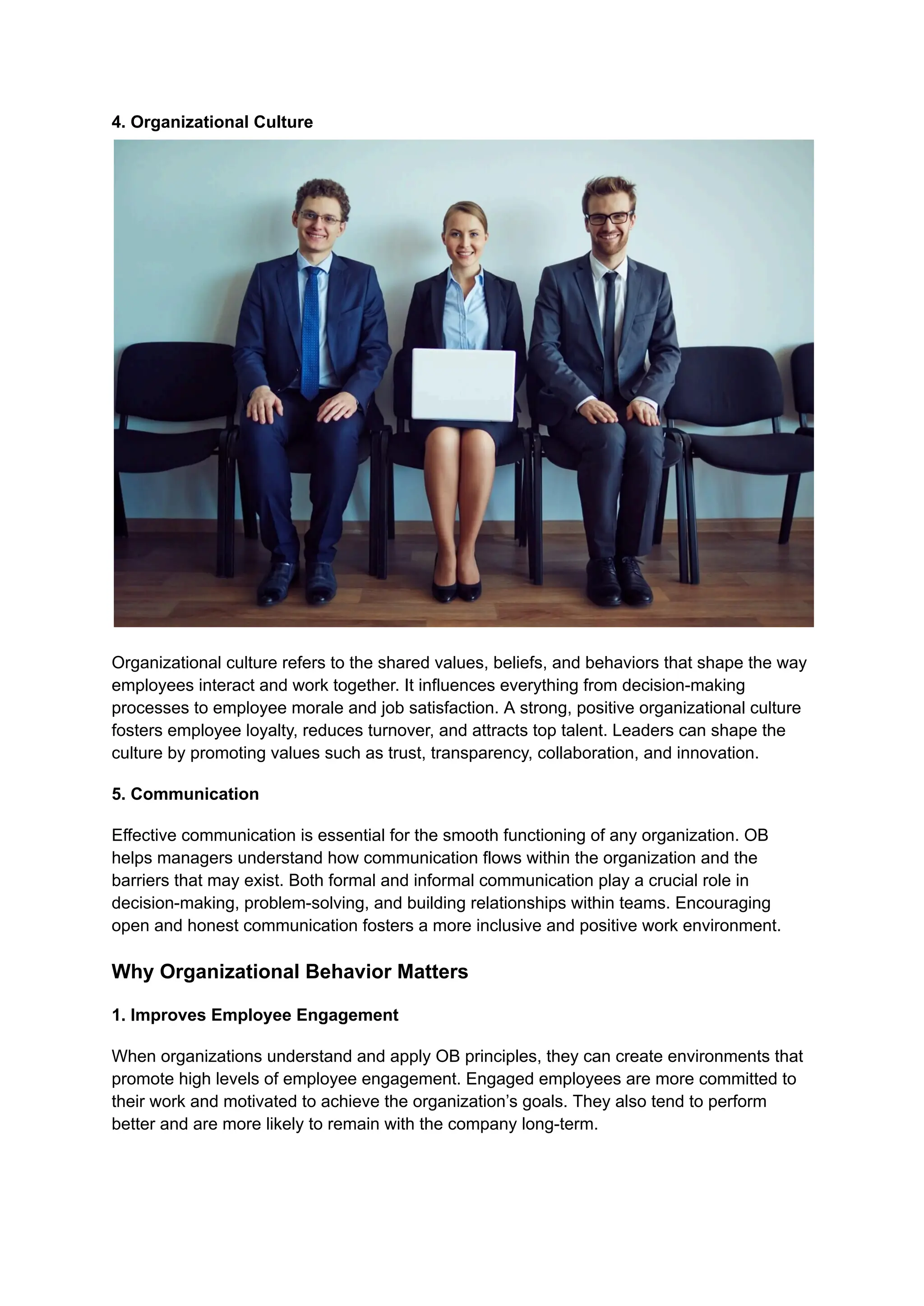 Understanding Organizational Behavior: Key to a Thriving Workplace | PDF