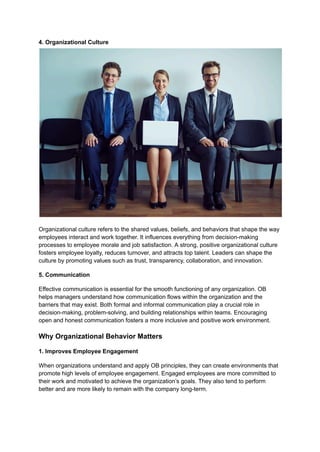 Understanding Organizational Behavior: Key to a Thriving Workplace | PDF