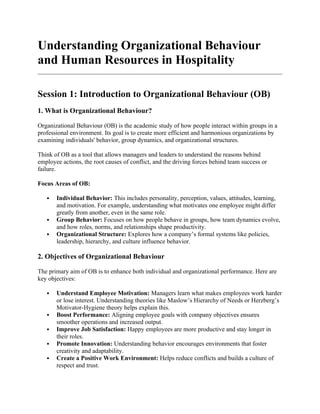Understanding Organizational Behaviour and Human Resources in ...